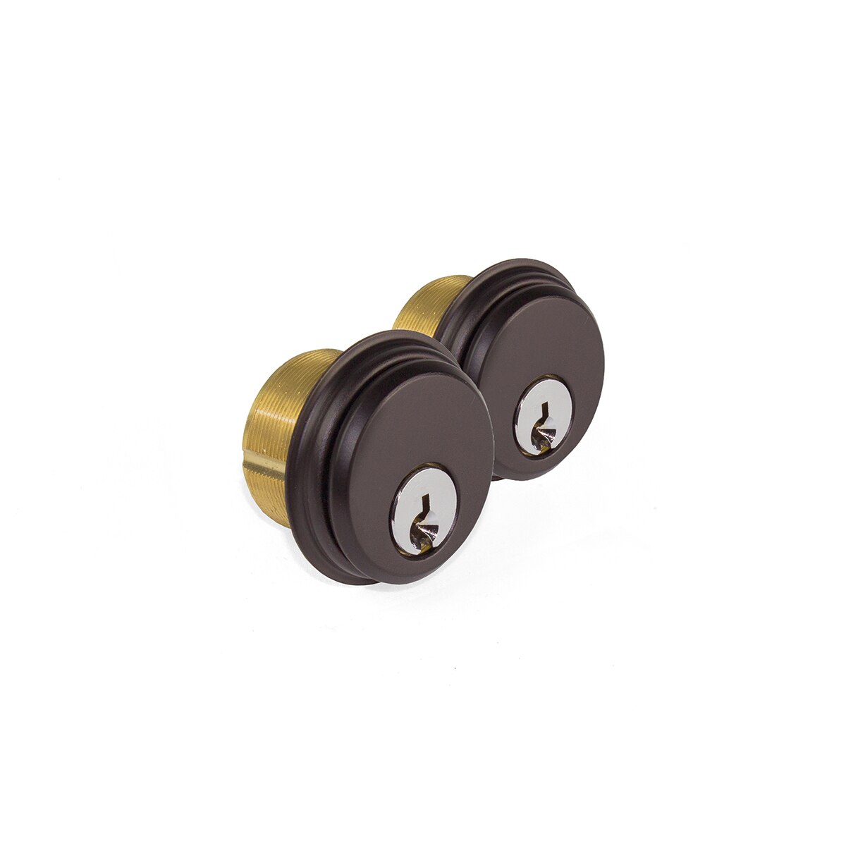 2601D Brass Key Cylinder : Bronze : Stainless Steel Cam | Regent Hardware
