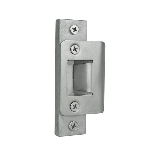 57-SK9 Cast Strike Cup w/ Stainless Steel Strike Plate | Regent Hardware
